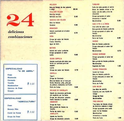 Coppelia los Helados deliciosos más Populares