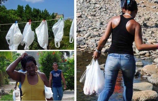 5 formas cubanas de usar una jabita de nylon - Todo Cuba