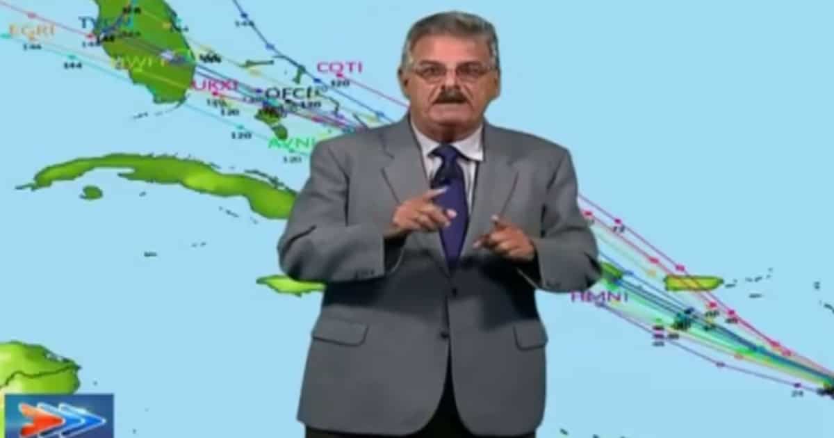José Rubiera: tormenta Dorian no afectará a Cuba - Todo Cuba