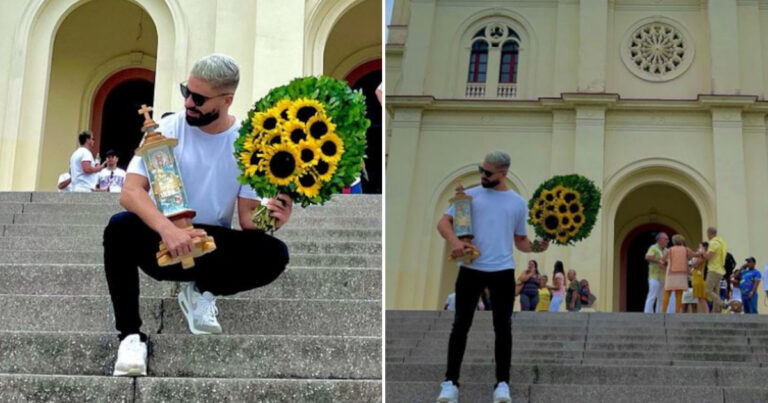 Actor cubano Alejandro Cuervo cumple promesa a la Virgen de la Caridad ...