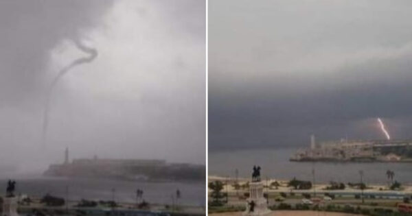 Alerta en La Habana: posible tromba marina con la llegada del primer frente frío - Todo Cuba