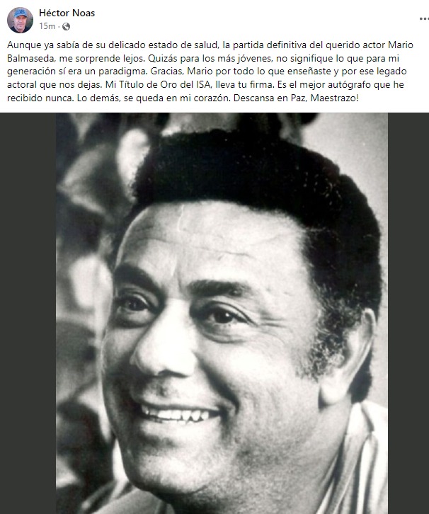 Fallece el actor cubano Mario Balmaseda - Todo Cuba