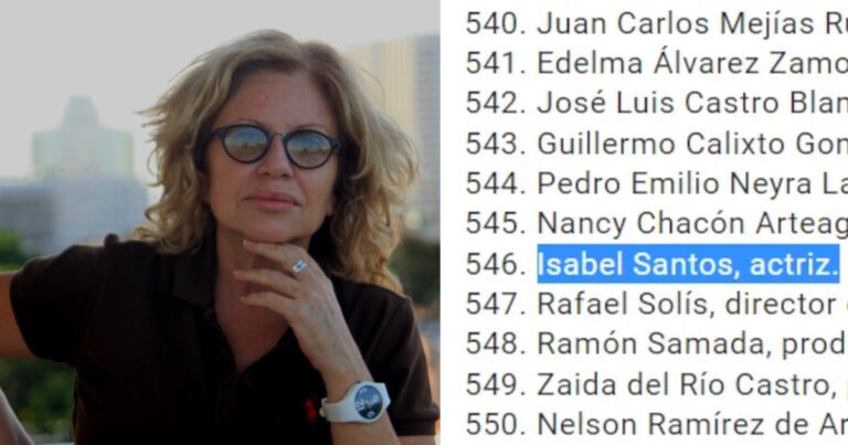 Piden respuestas a actriz cubana Isabel Santos tras aparecer como ...