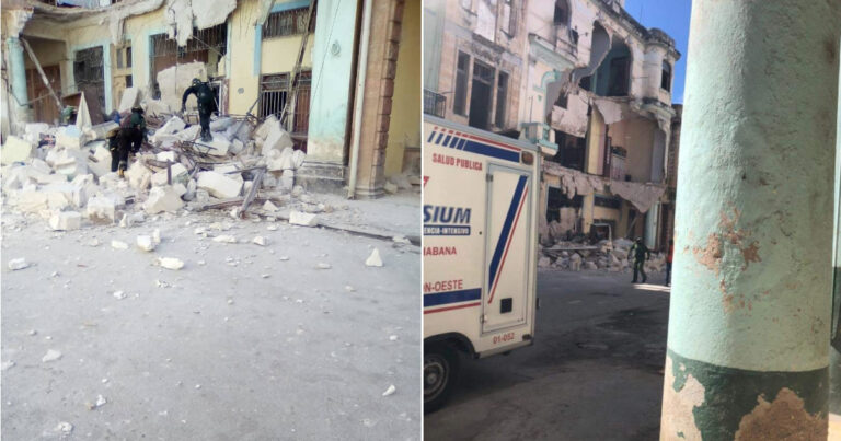 Última Hora: reportan derrumbe en edificio en La Habana Vieja - Todo Cuba