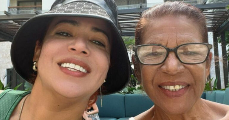Humorista cubana Cuqui la Mora se reencuentra con su madre en Punta ...