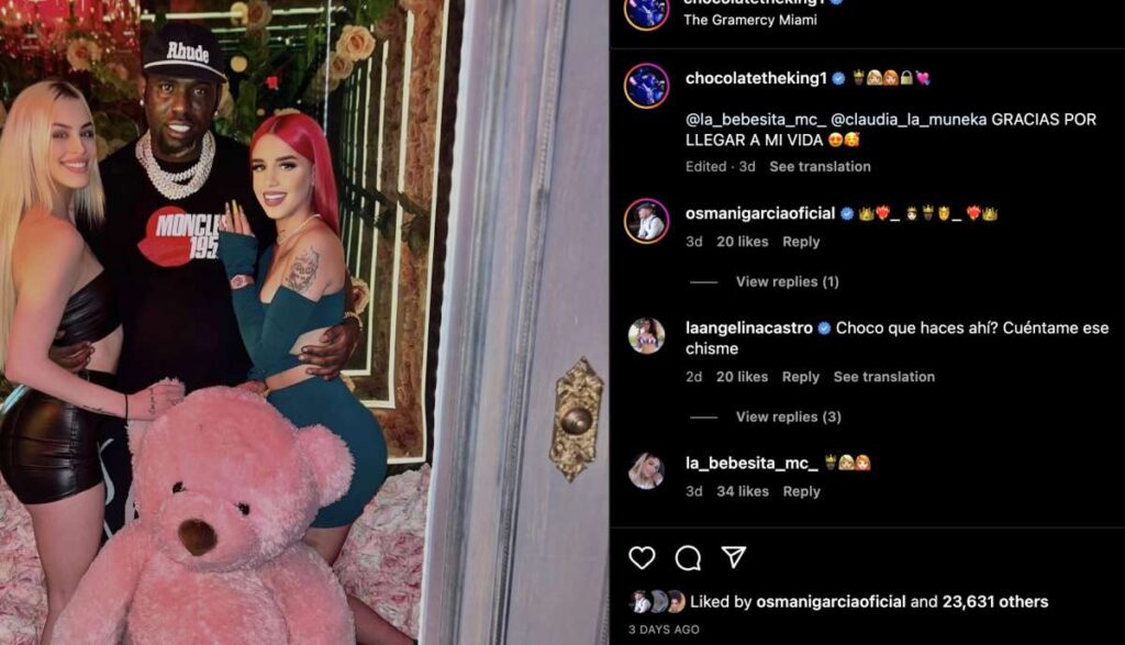 Chocolate MC presenta a sus dos novias: Nosotros tres contra el mundo ...