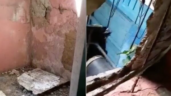 Madre cubana vive con sus tres hijos en una cuartería que "se cae" y ...