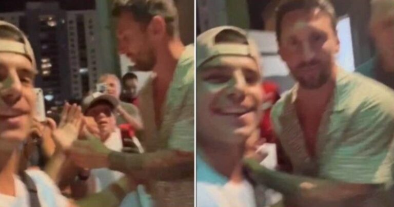 Messi visita un restaurante en Miami junto a su familia - Todo Cuba