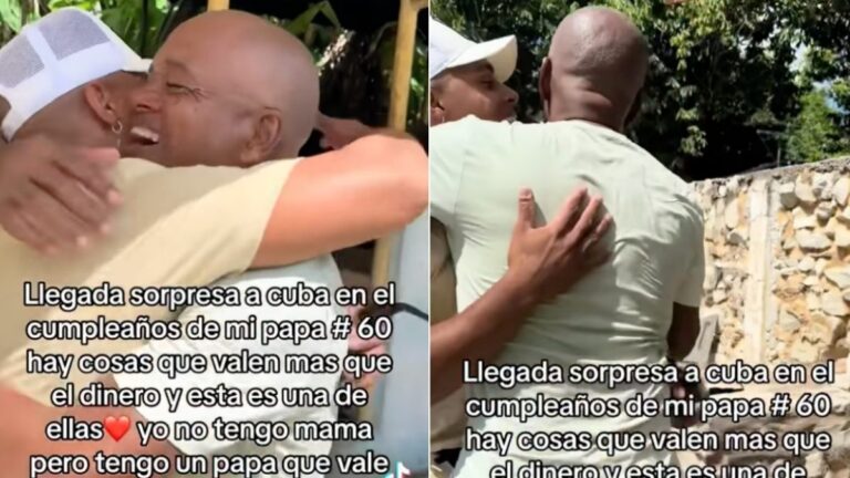 Emotiva sorpresa de un cubano a su padre en su 60 cumpleaños - Todo Cuba