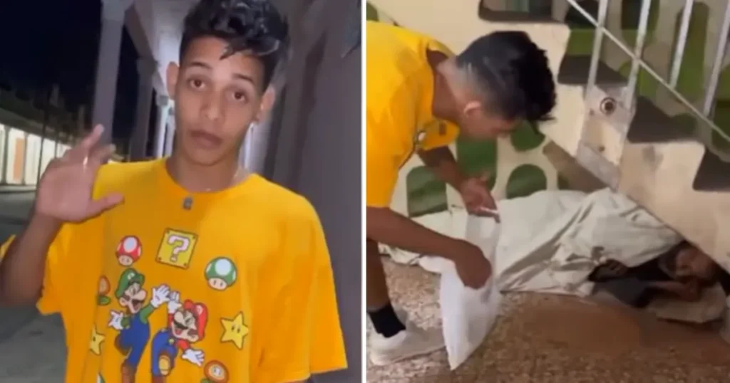 Joven cubano regala comida a deambulantes en Ciego de Avila - Todo Cuba