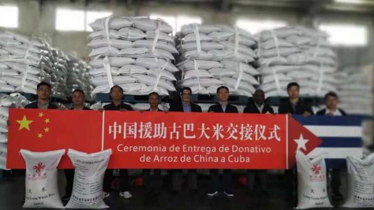Cuba recibe donativo de arroz de China en medio de grave crisis ...